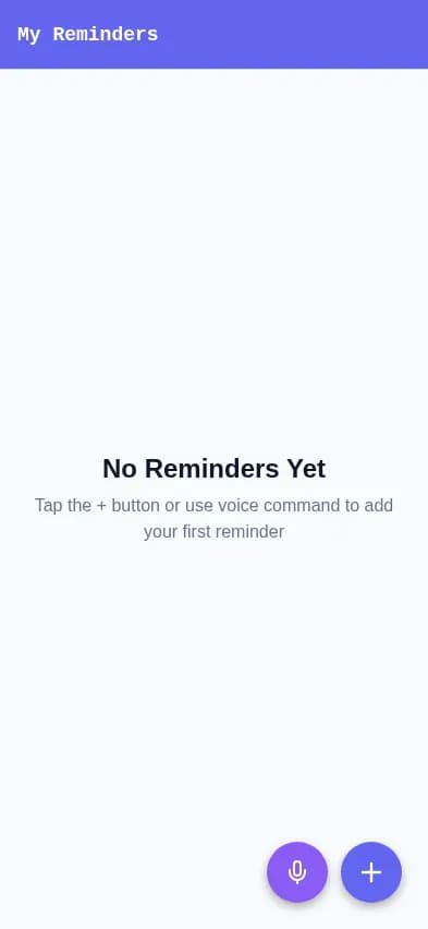 Smart Voice-Activated Reminder Mobile App