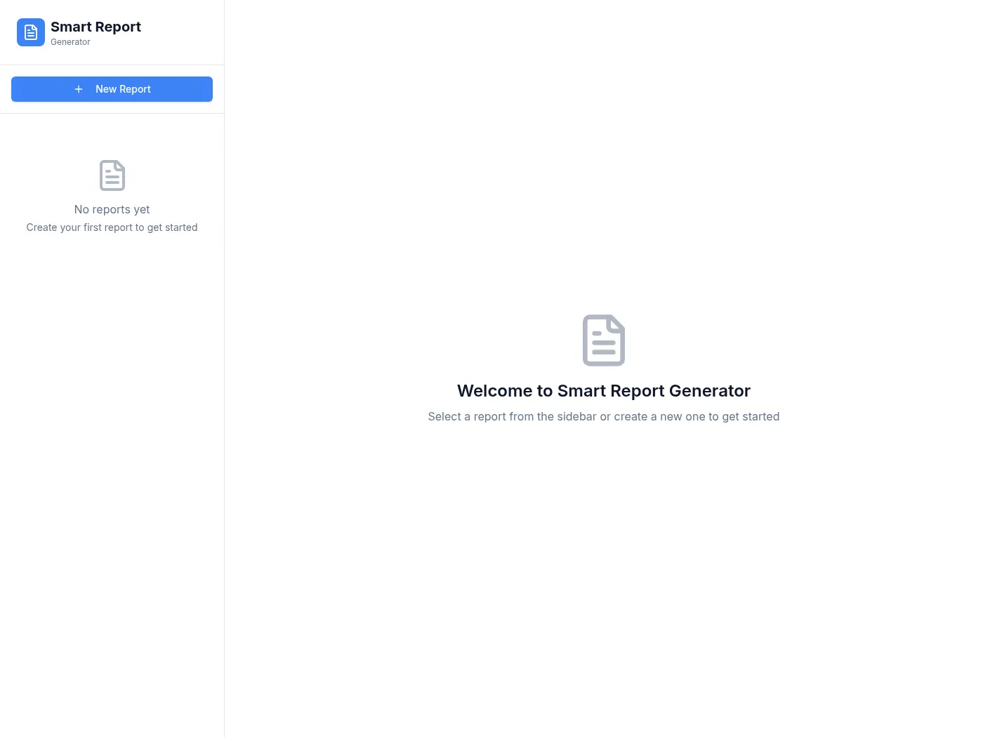 Smart Report Generator
