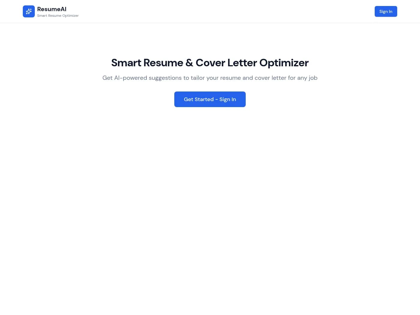 Smart Resume & Cover Letter Optimizer