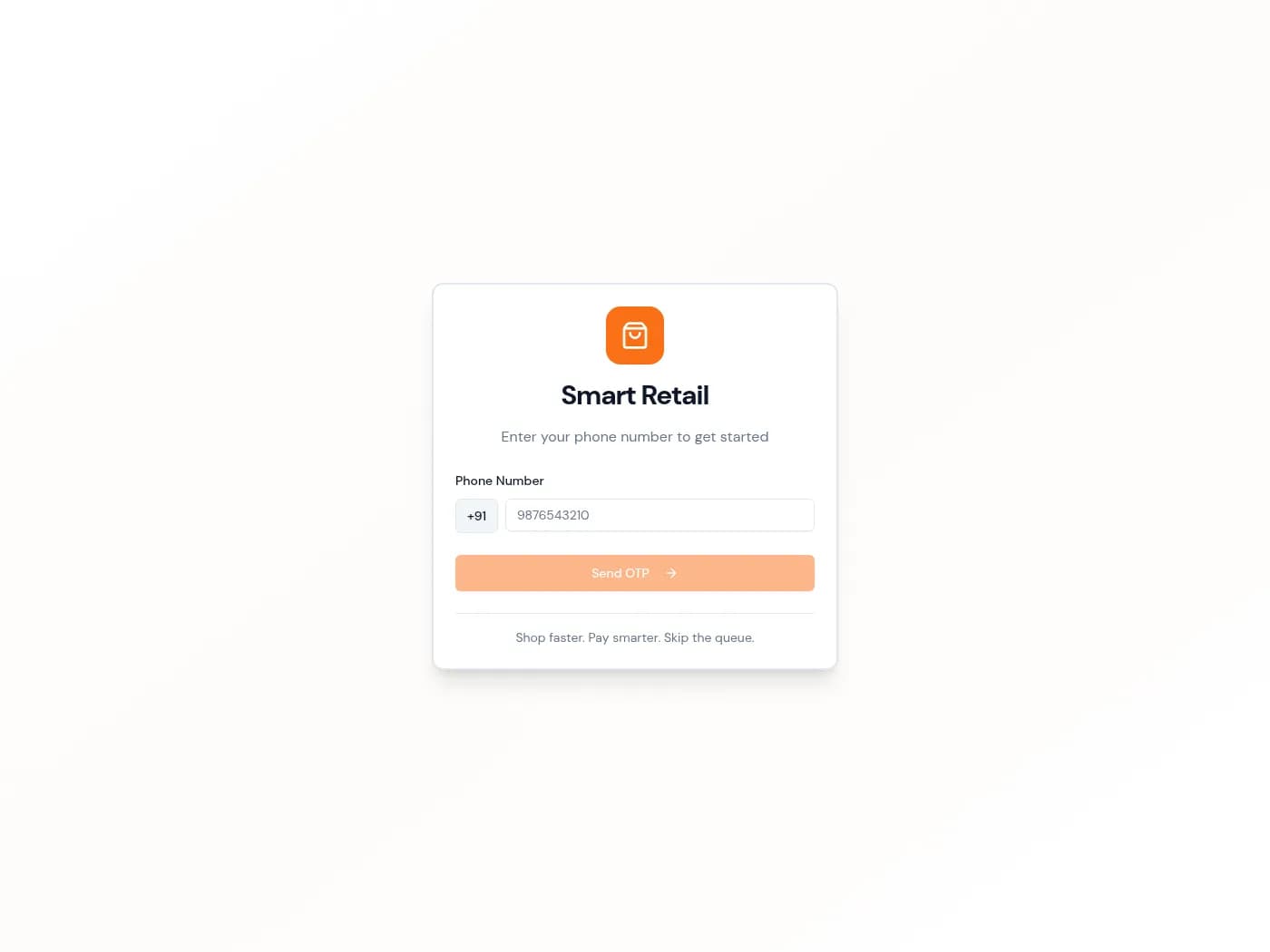 Smart Retail Checkout App