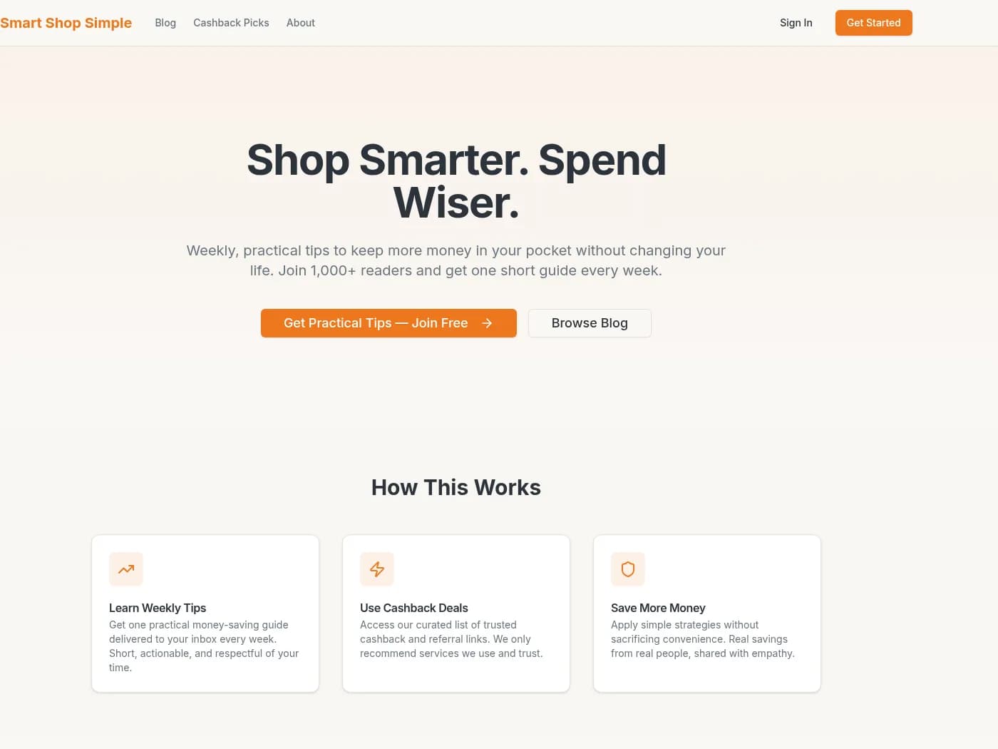 Smart Shop Simple: Cashback, Savings & Trustworthy Shopping Hub