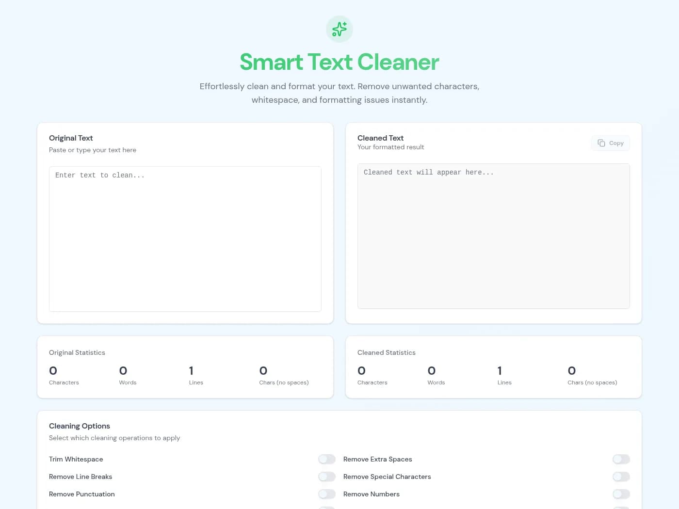 Smart Text Cleaner