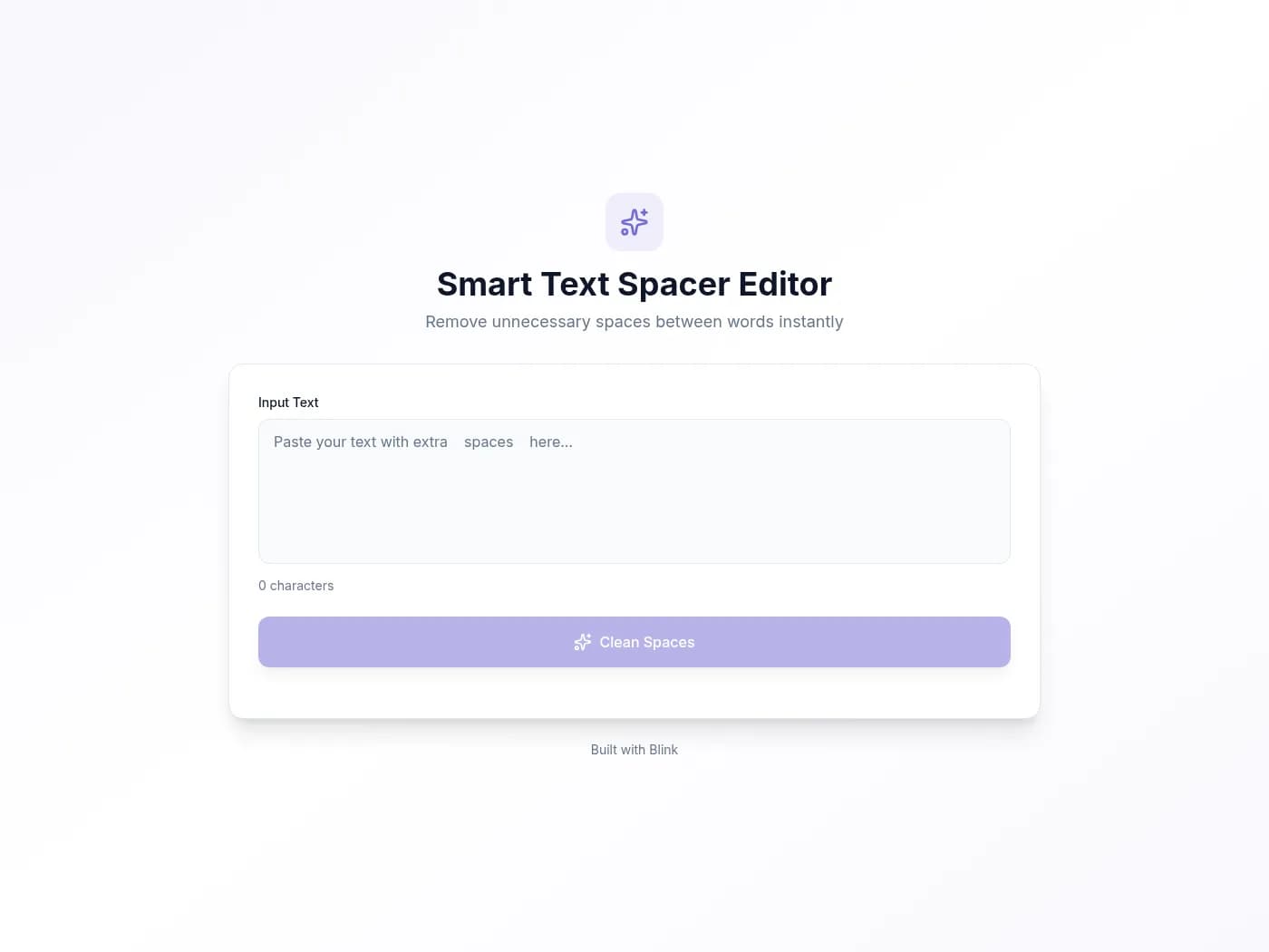 Smart Text Spacer Editor