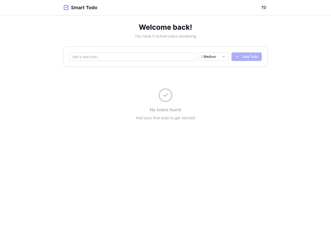 Smart Todo List Manager