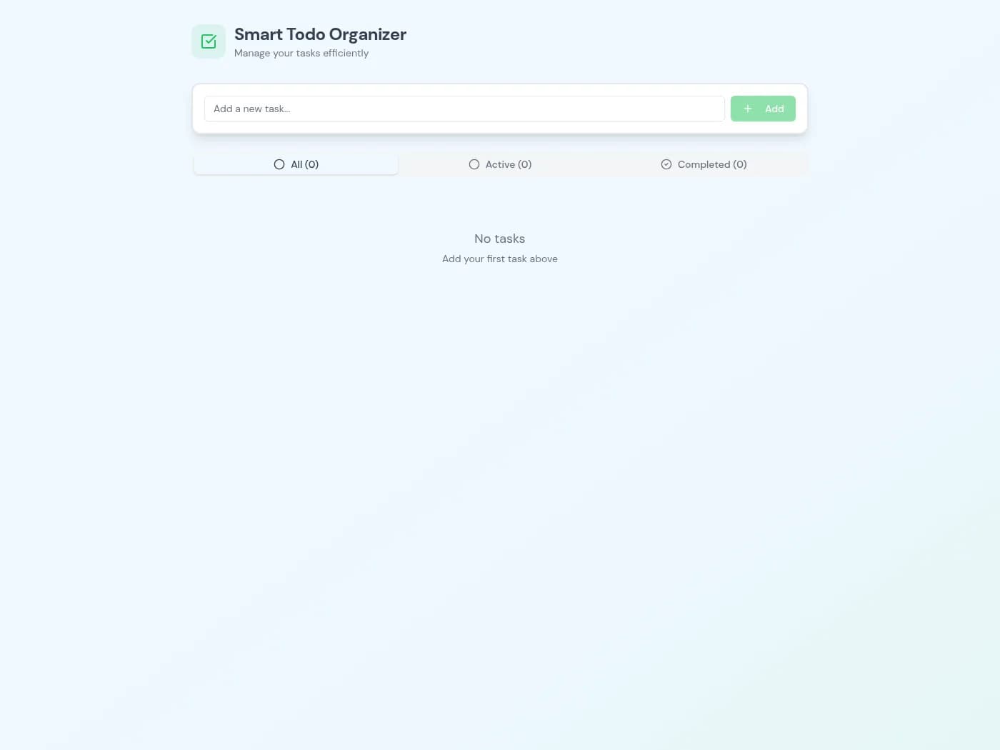 Smart Todo Organizer