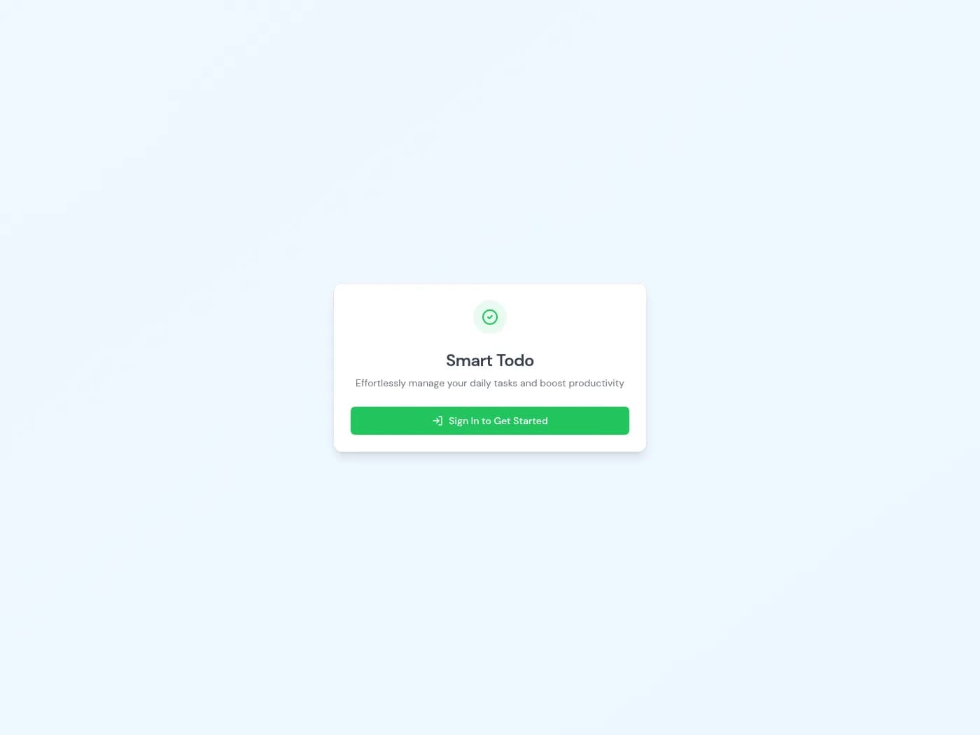 Smart Todo Task Manager