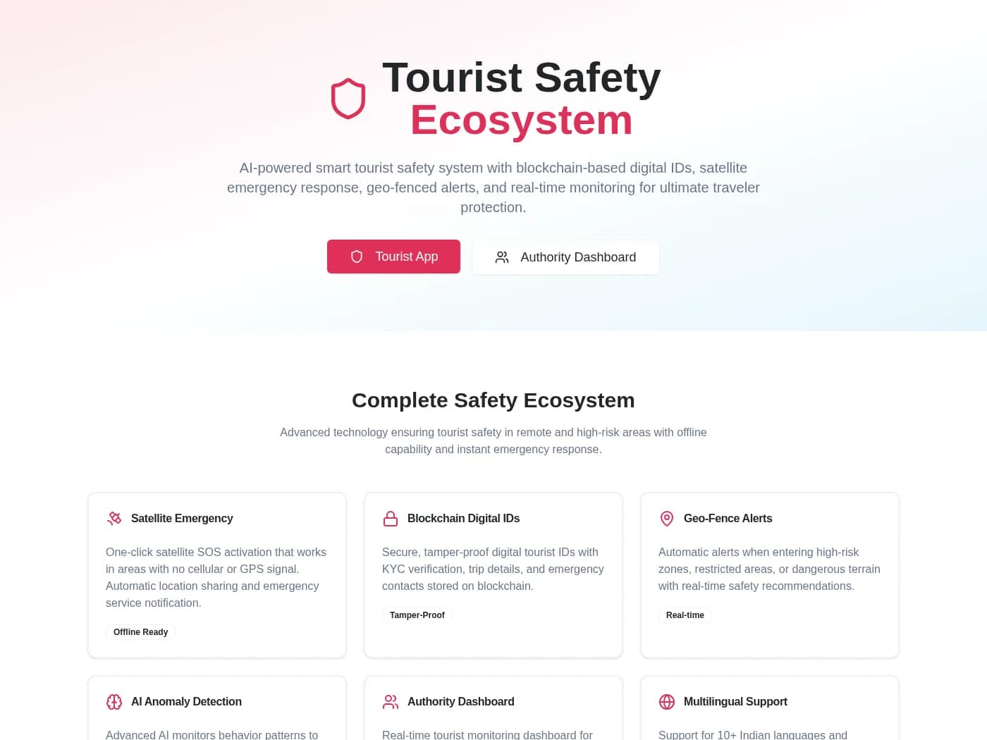 Smart Tourist Safety Monitoring & Incident Response Ecosystem