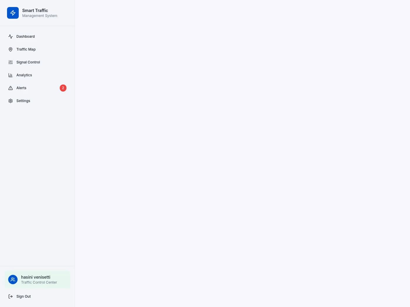 Smart Traffic Management System Prototype