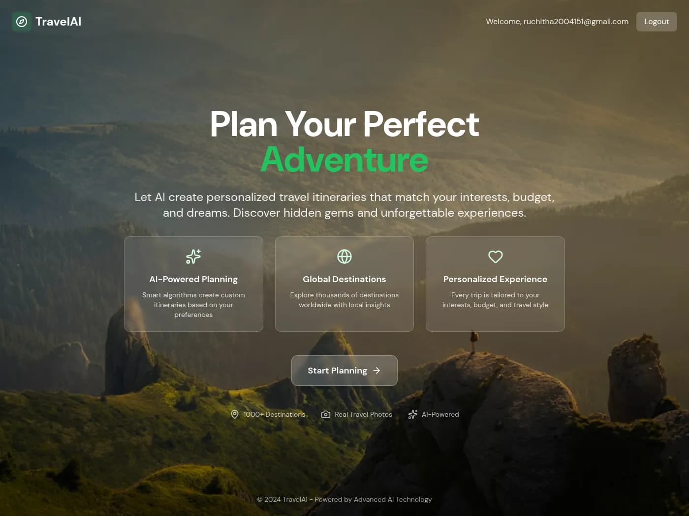 Smart Travel Planner with AI