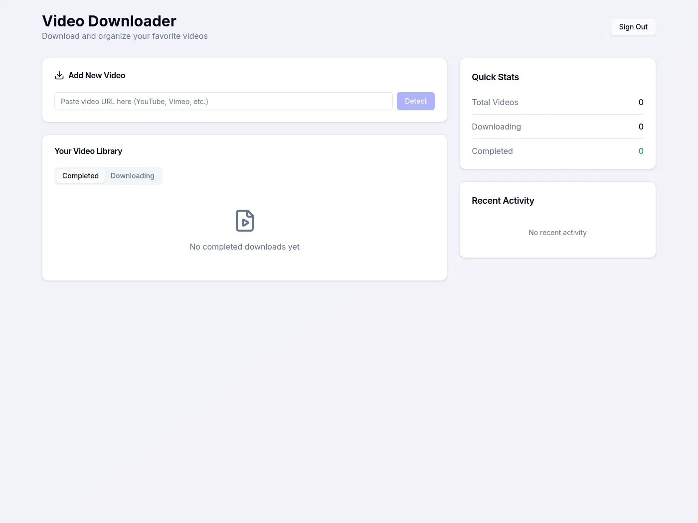 Smart Video Downloader & Organizer