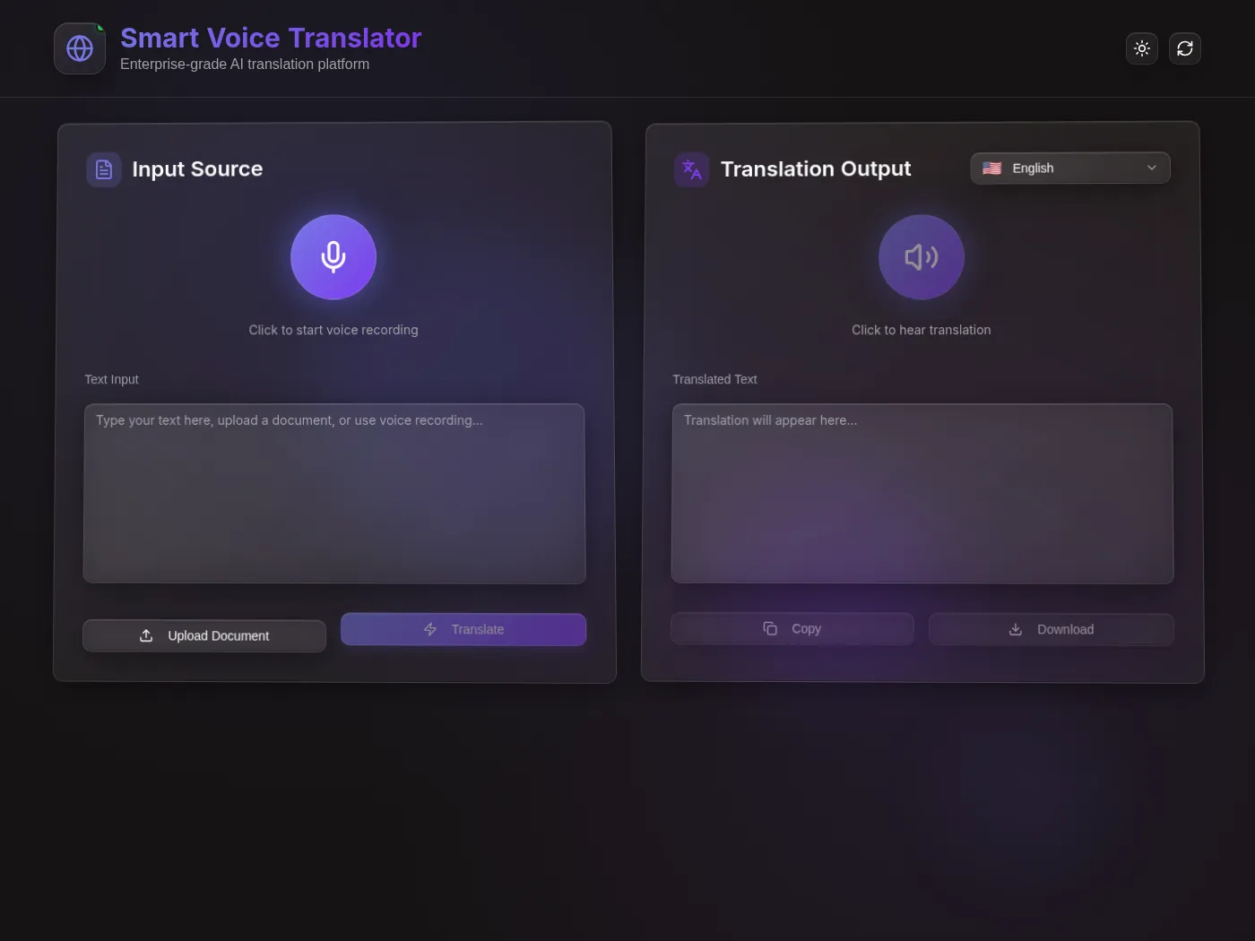 Smart Voice Note Translator 3D