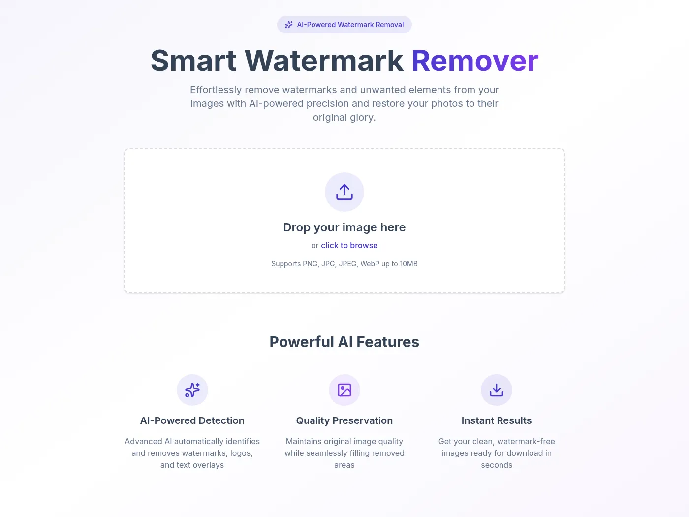 Smart Watermark Remover