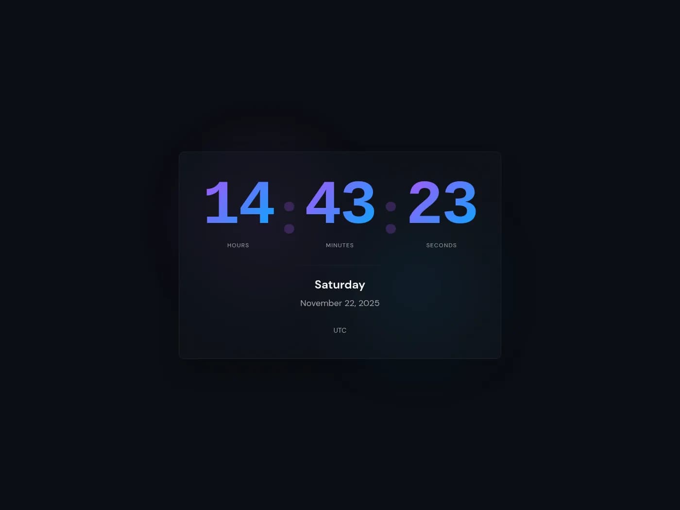 Smart Web Clock