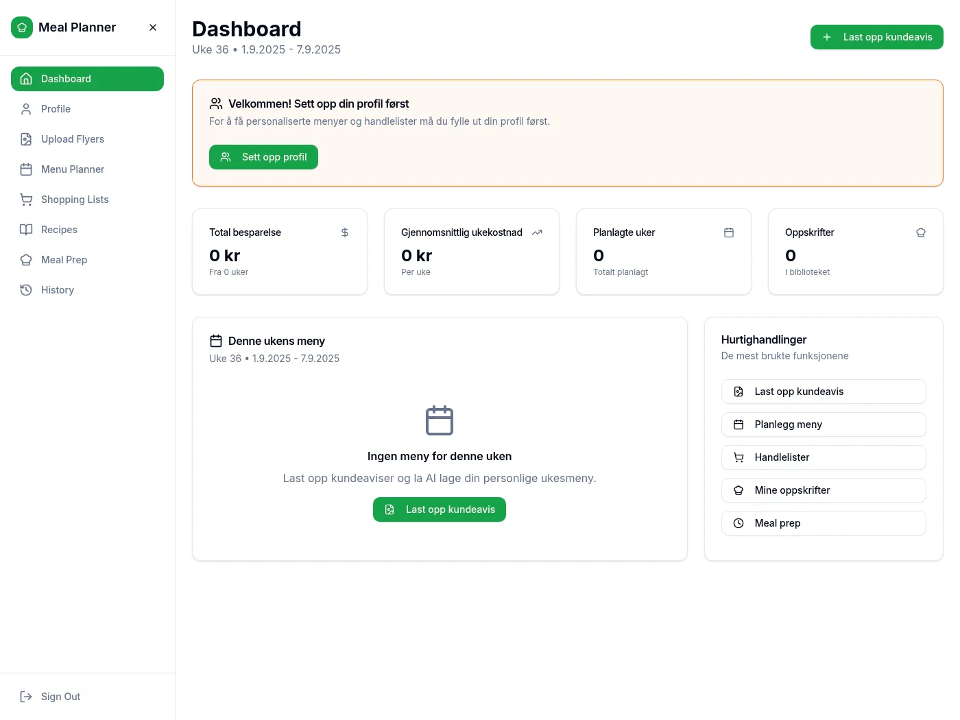 Smart Weekly Grocery & Meal Planner with Automated Offer Extraction