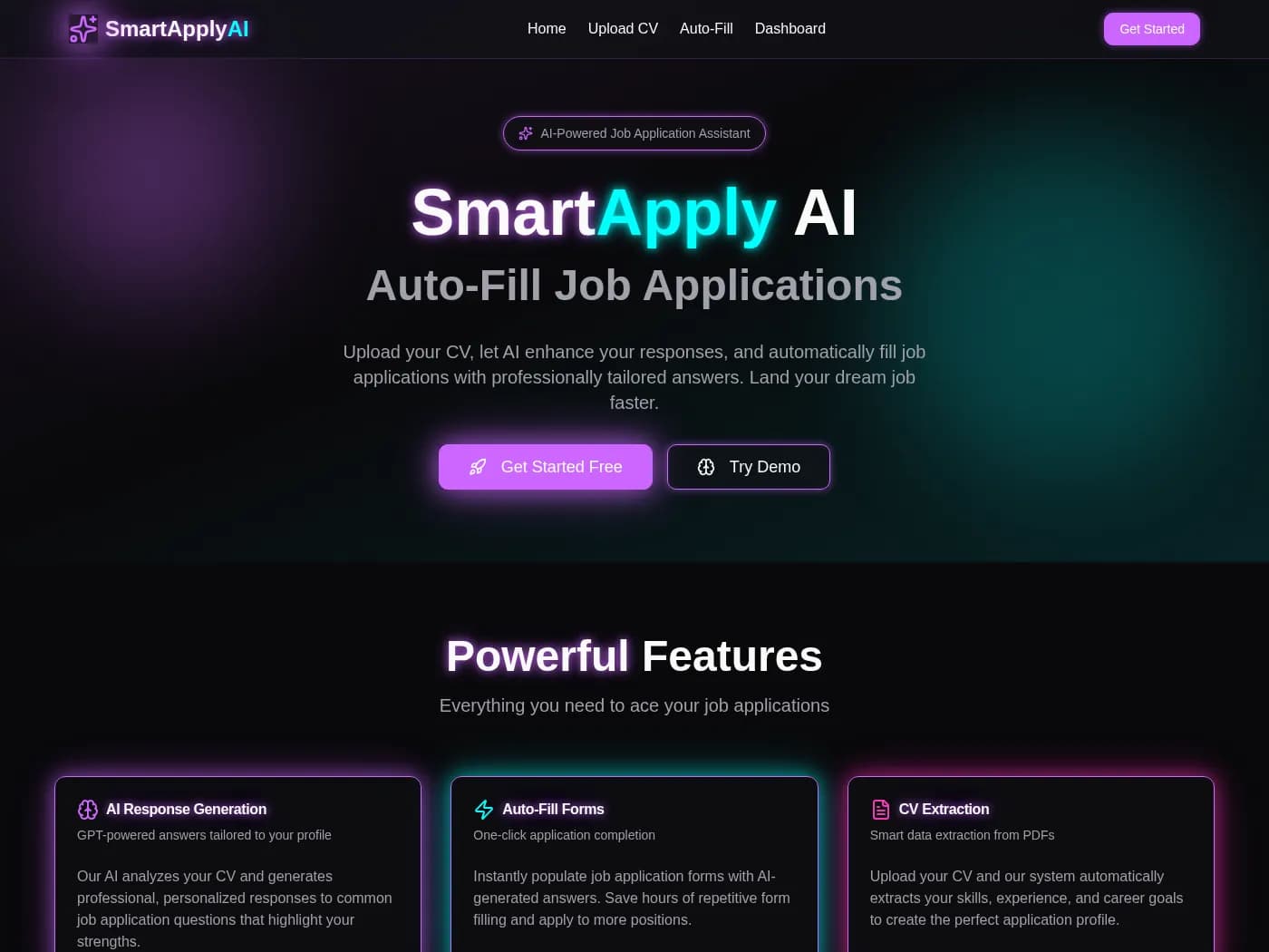 SmartApply AI – AI-Powered Interactive Job Application Auto-Filler