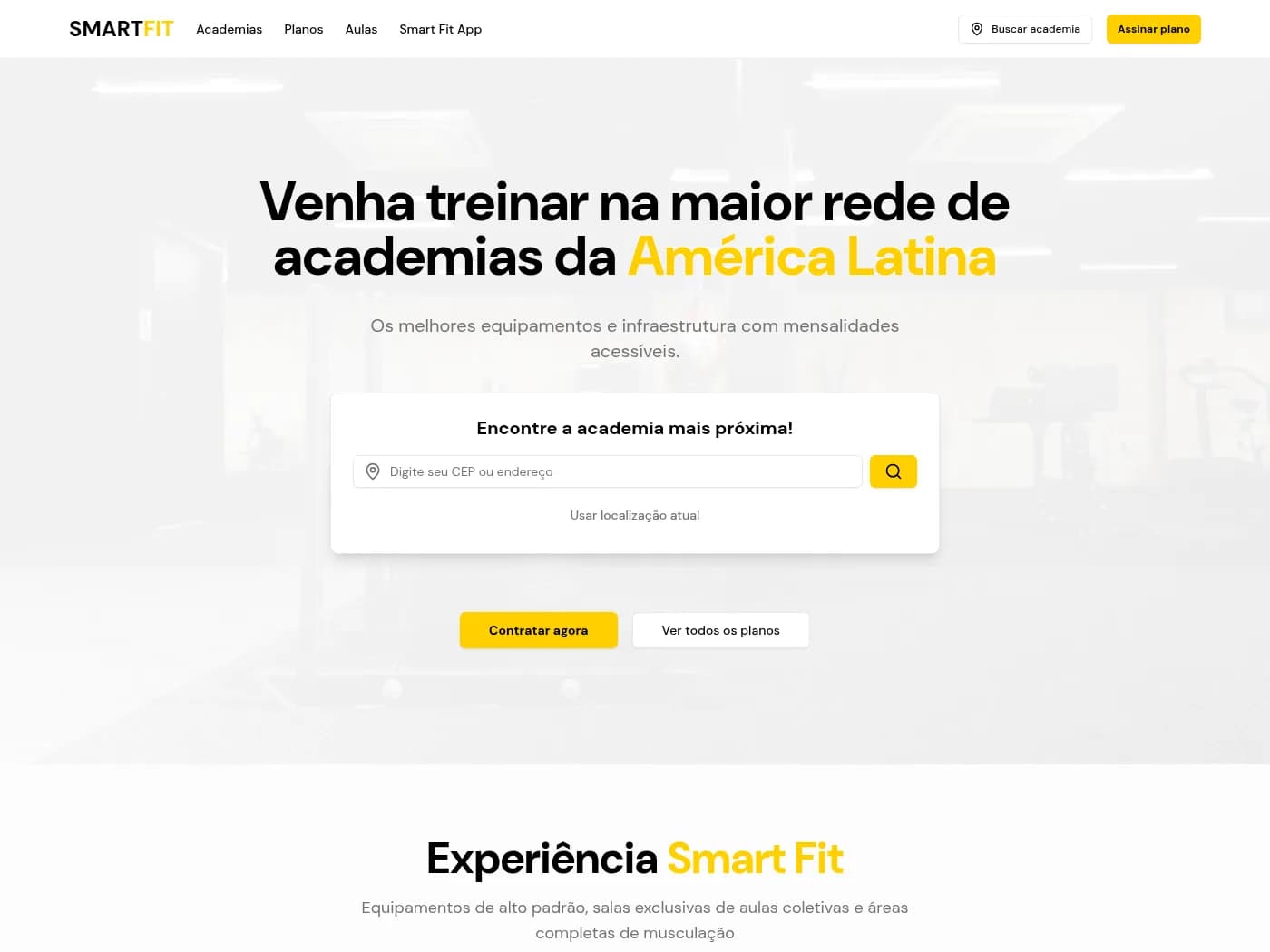 Smart Fit App Clone