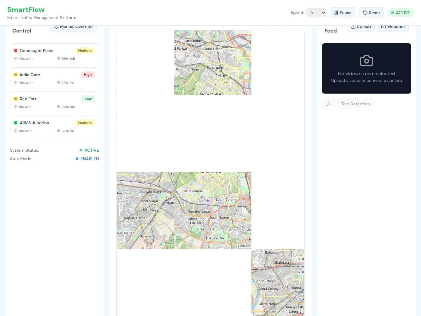 SmartFlow — Software-Only Smart Traffic Management Platform for SIH