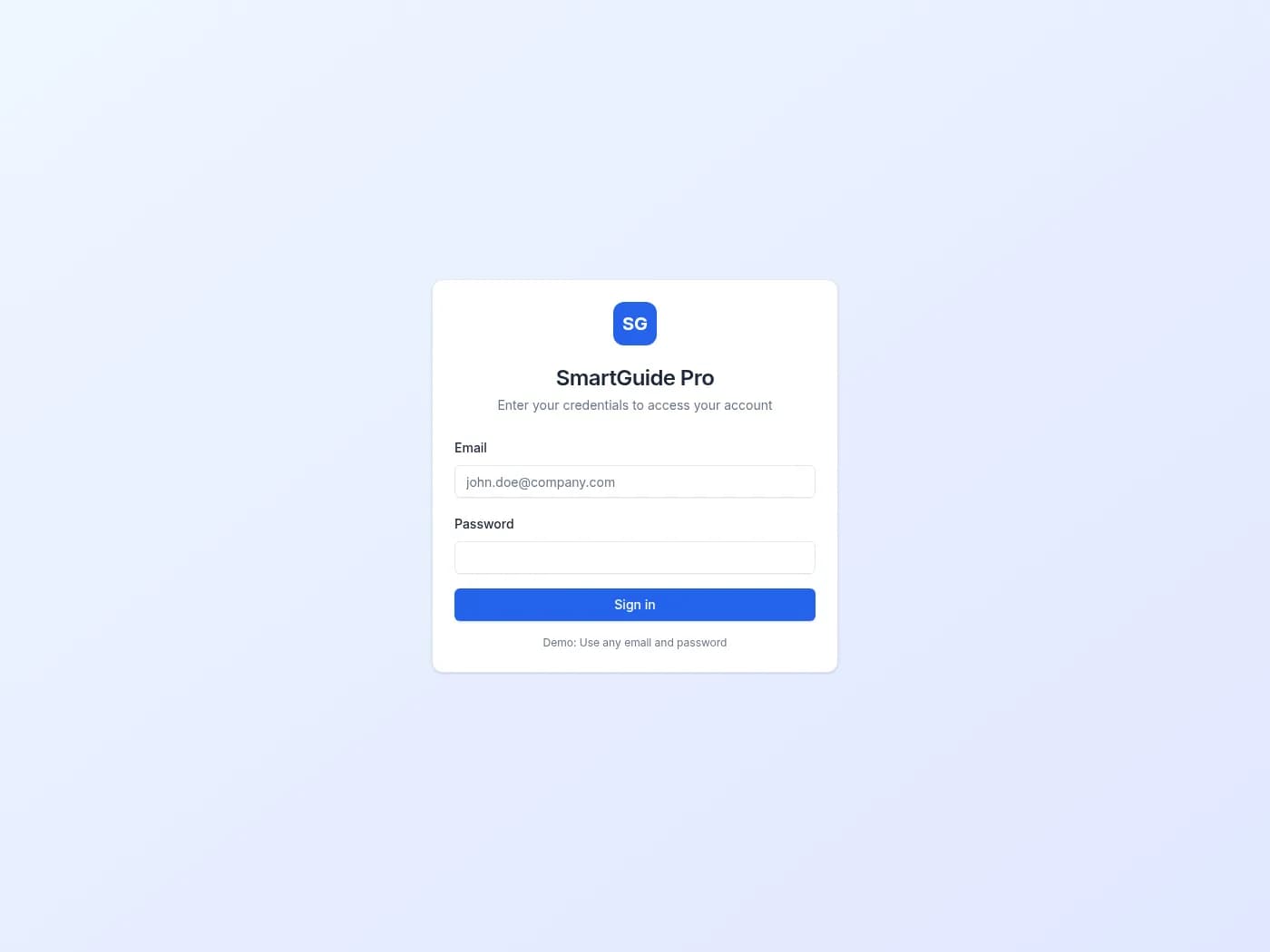 SmartGuide Pro: Enterprise Project & Employee Management Hub