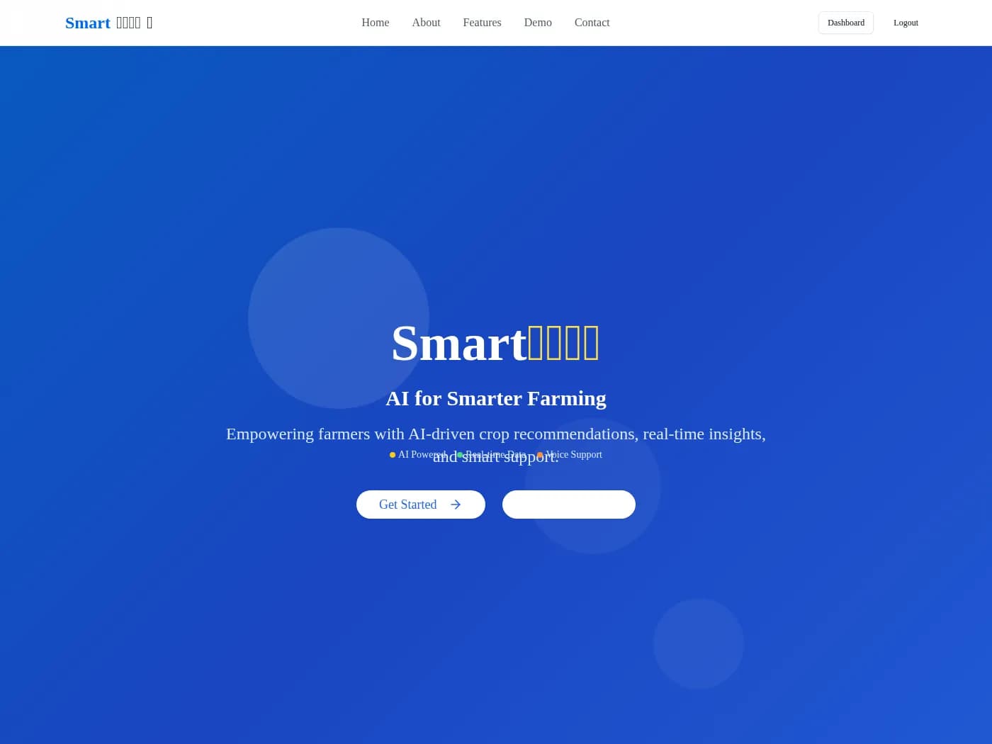 Smartकृषि – AI-Powered Crop Recommendation Platform for Farmers