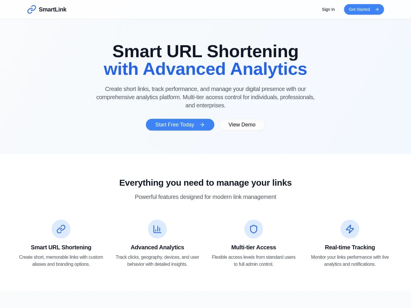 SmartLink Analytics & Management Platform (Remix)