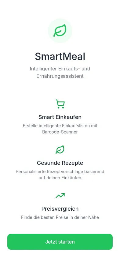 SmartMeal – Intelligenter Einkaufs- und Ernährungsassistent