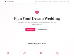SmartWedding Planner – Dynamic, Modern Wedding Organizer Web App Frontend