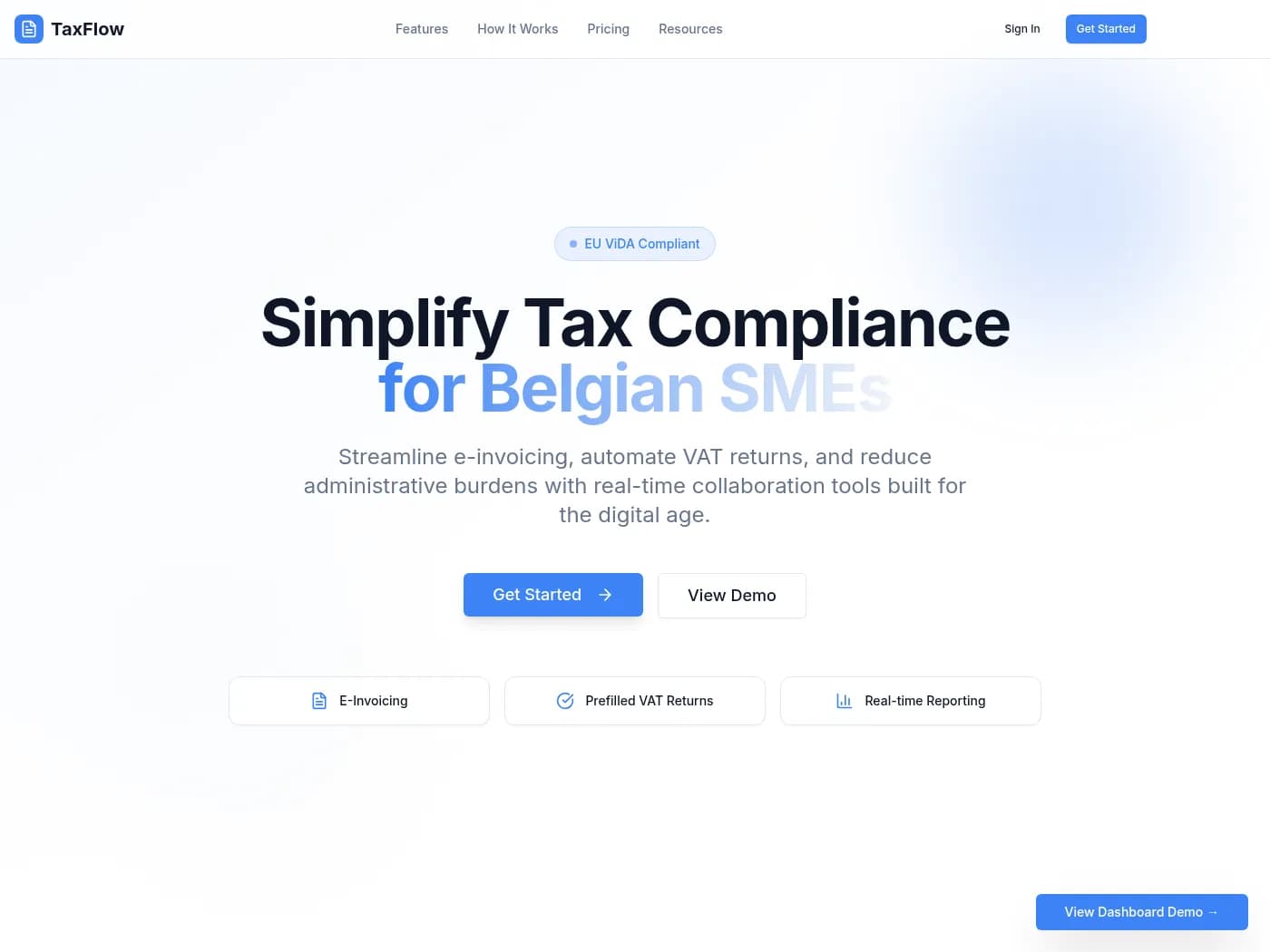 SME Digital Tax Compliance & Optimization Platform