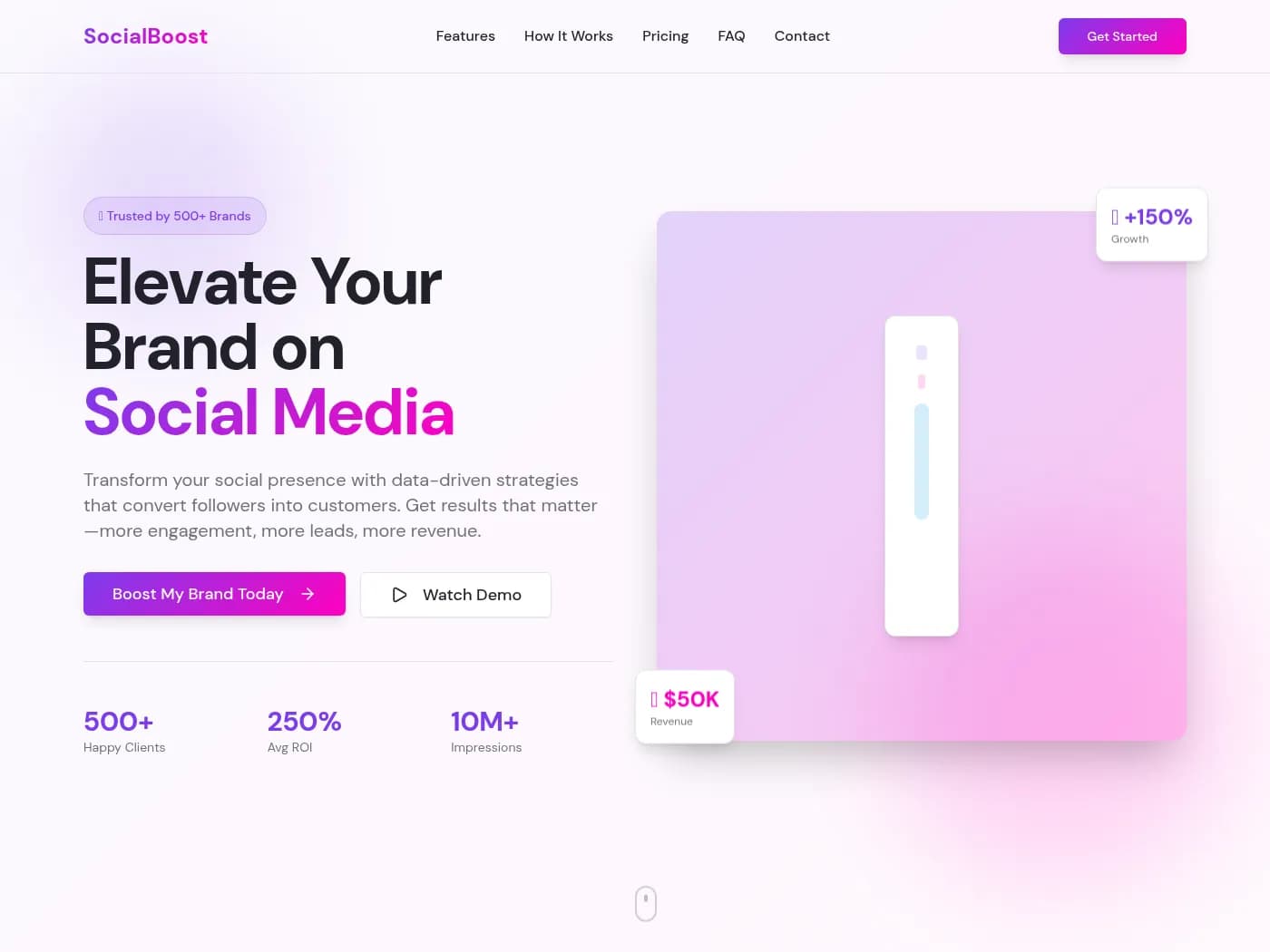 High-Converting Social Media Marketing Landing Page