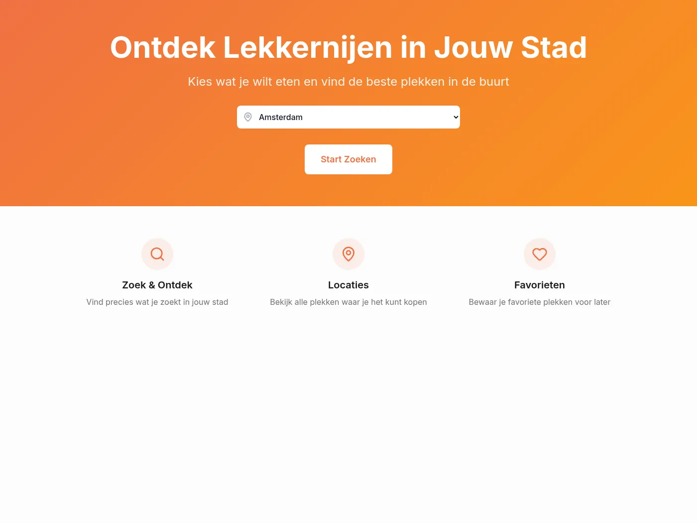 Snack Finder: Ontdek Lekkernijen in Jouw Stad
