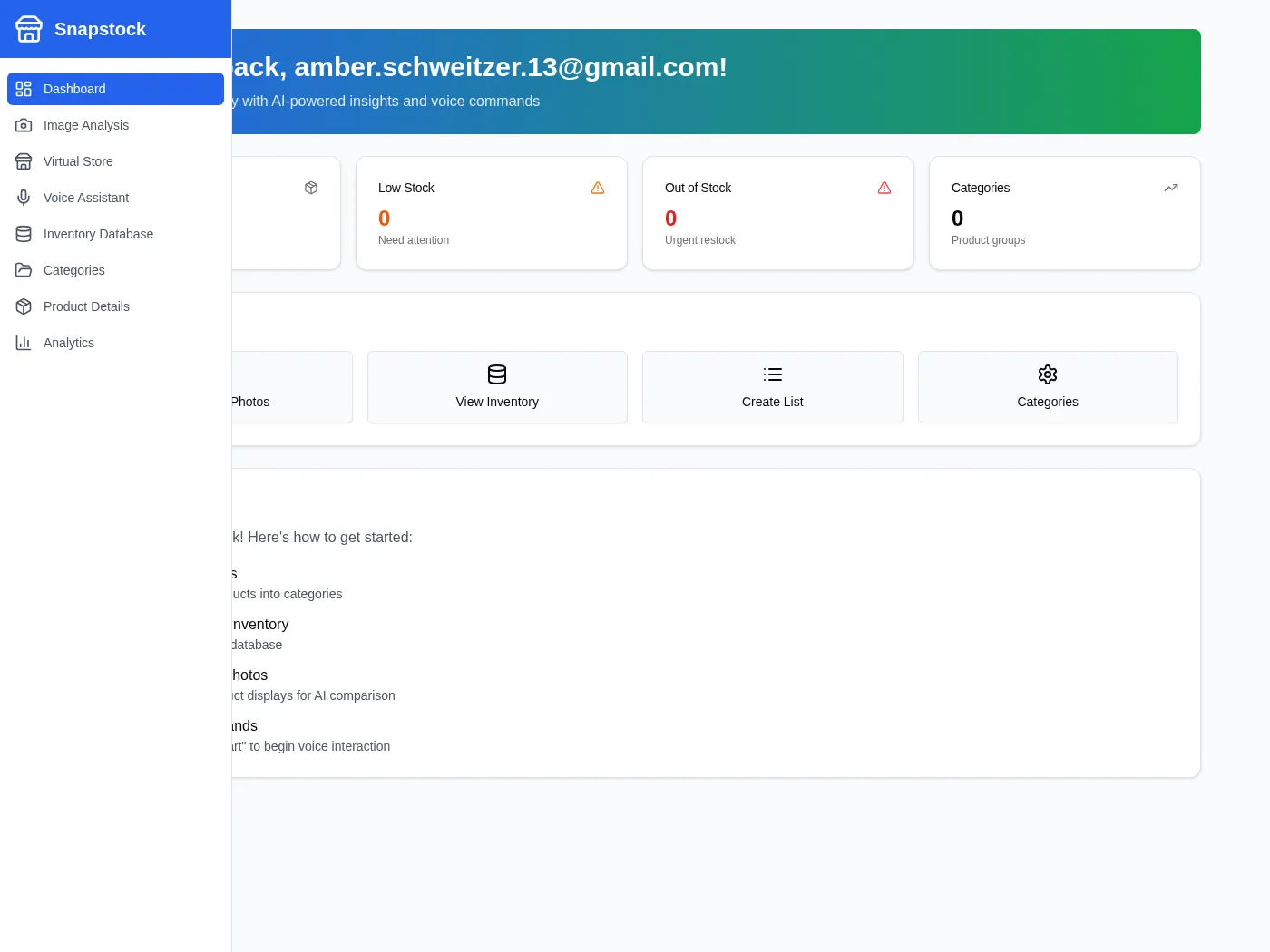 Snap Stick: Smart Inventory Management with Visual Restock Detection