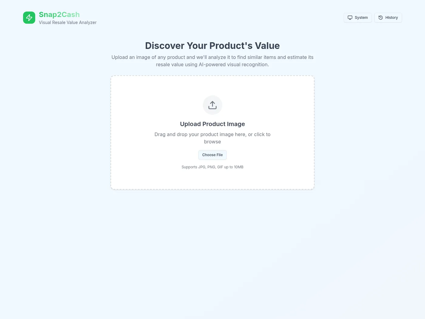 Snap2Cash - Visual Resale Value Analyzer