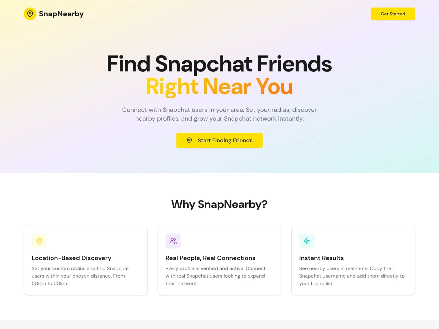 Snapchat Nearby Finder & Connect