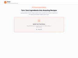 Snax: AI-Powered Food Recipe App