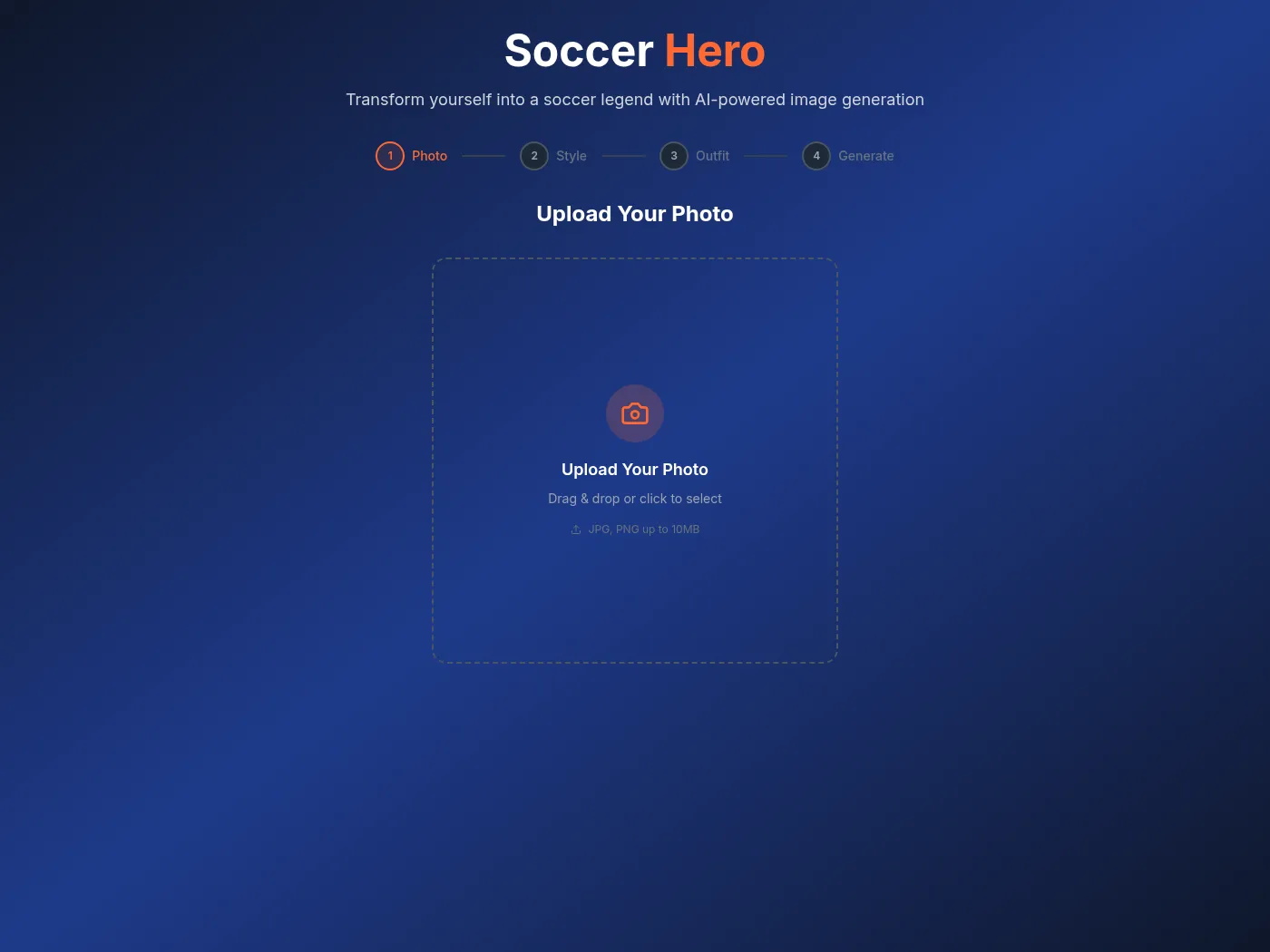 Soccer Hero: AI-Powered Personalized Soccer Style Image Generator