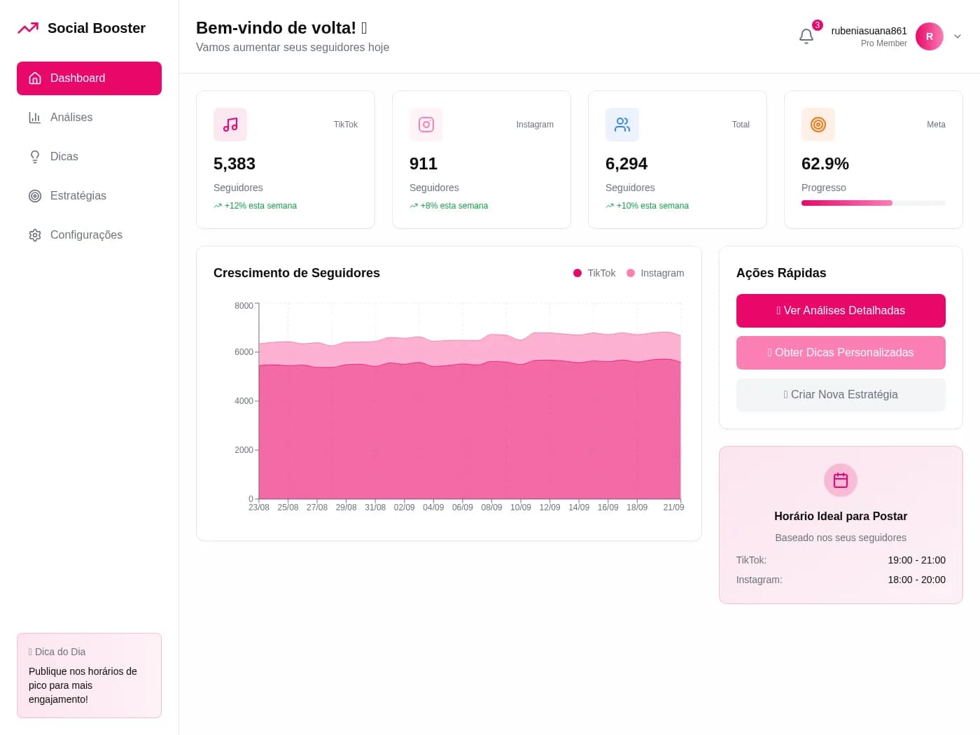 Social Booster: Grow Your TikTok and Instagram Followers