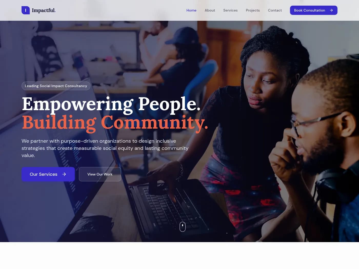 Impactful Social Consultancy Website
