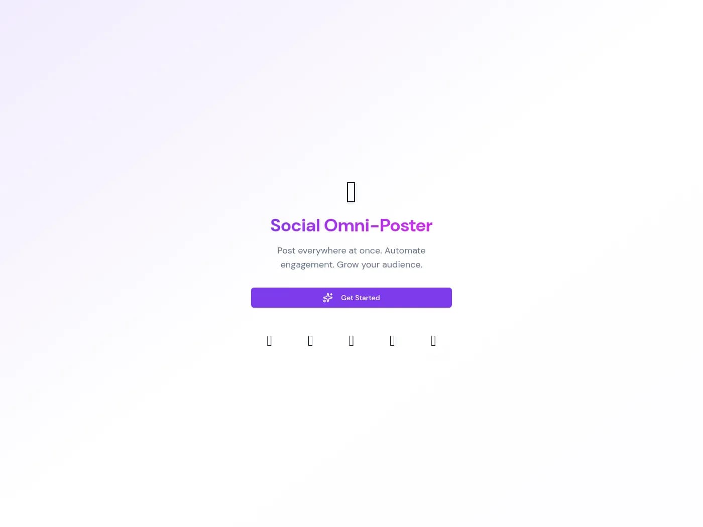 Social Omni-Poster & Auto Engagement App