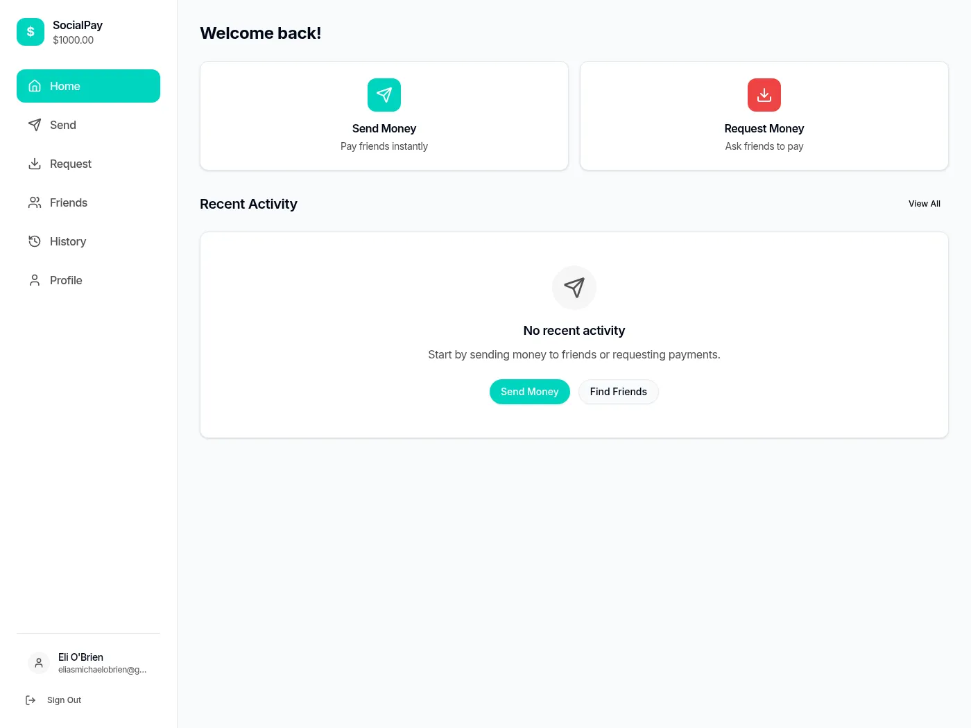 SocialPay: Social Peer-to-Peer Payment Platform