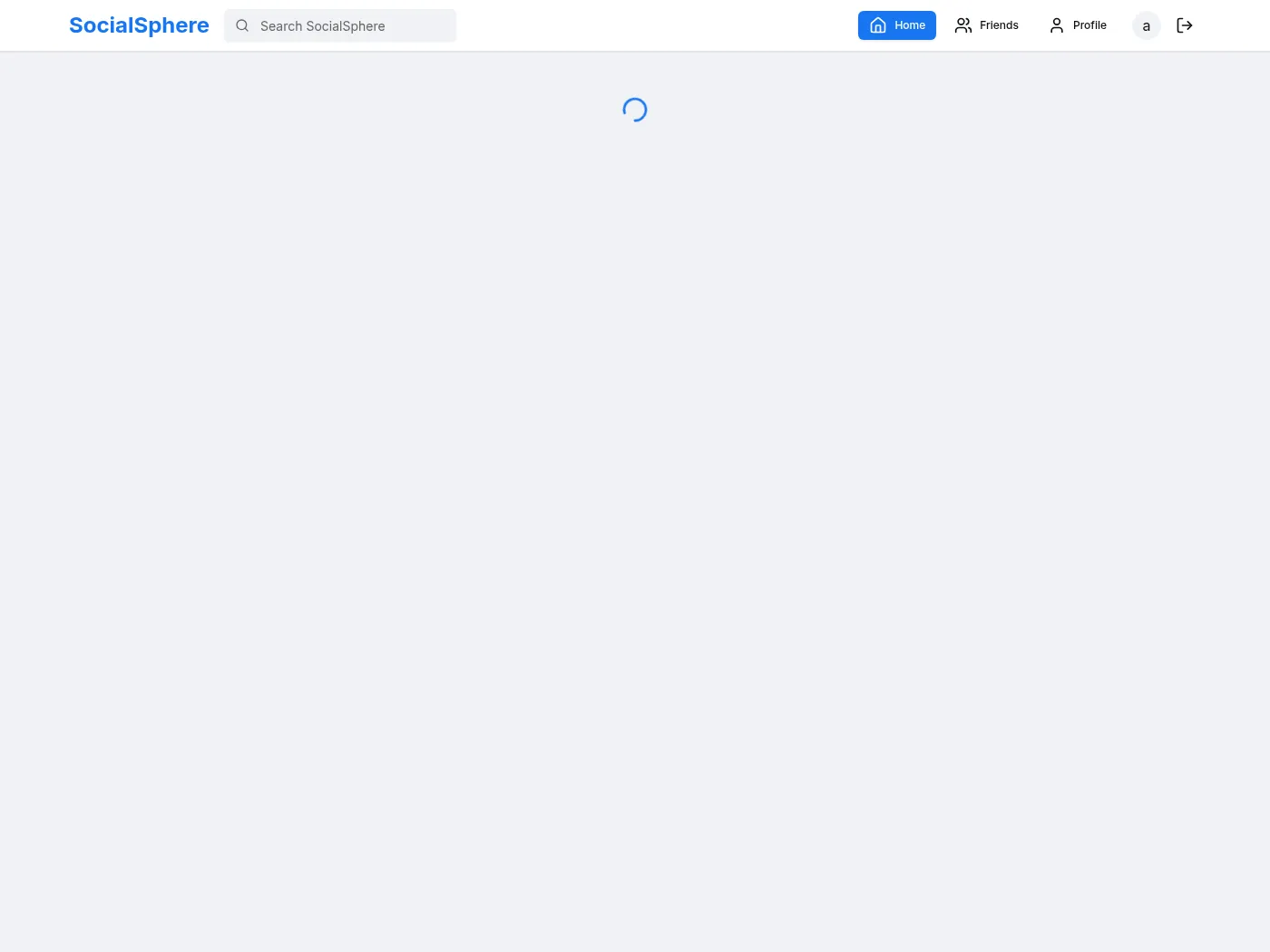SocialSphere – A Modern Facebook Alternative