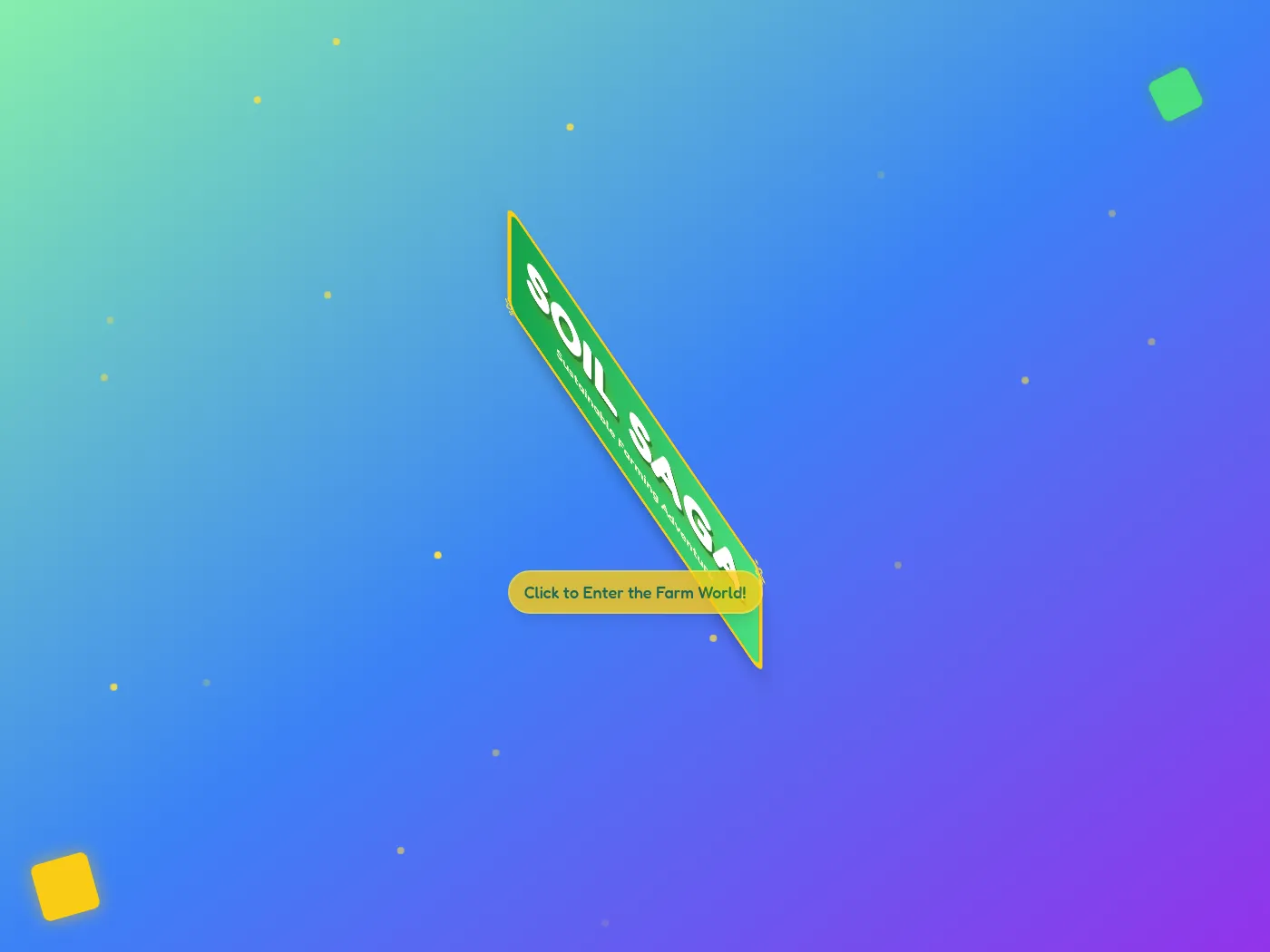 SOIL SAGA: Sustainable Farming Adventure Gamified 3D Web App