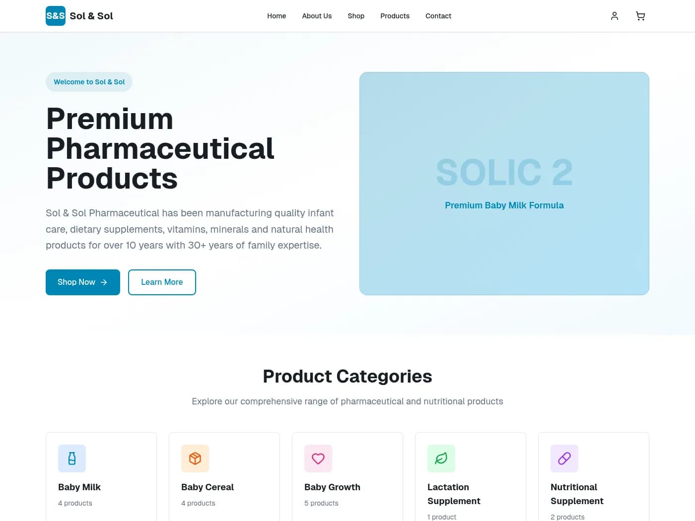 Sol & Sol Portfolio Website