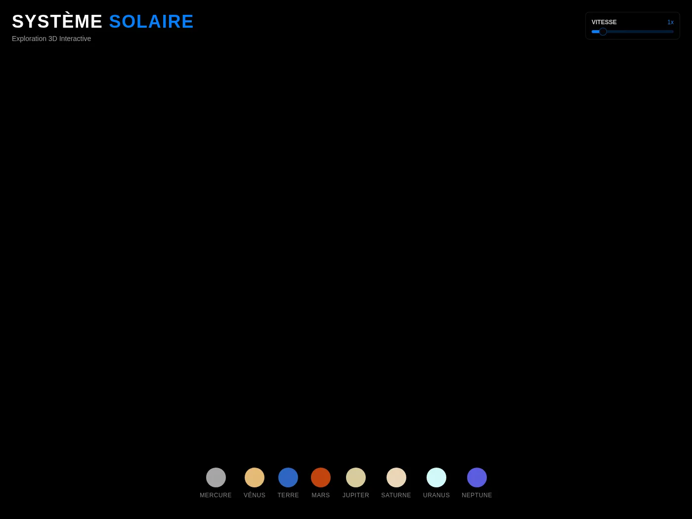 Solar System 3D Viewer