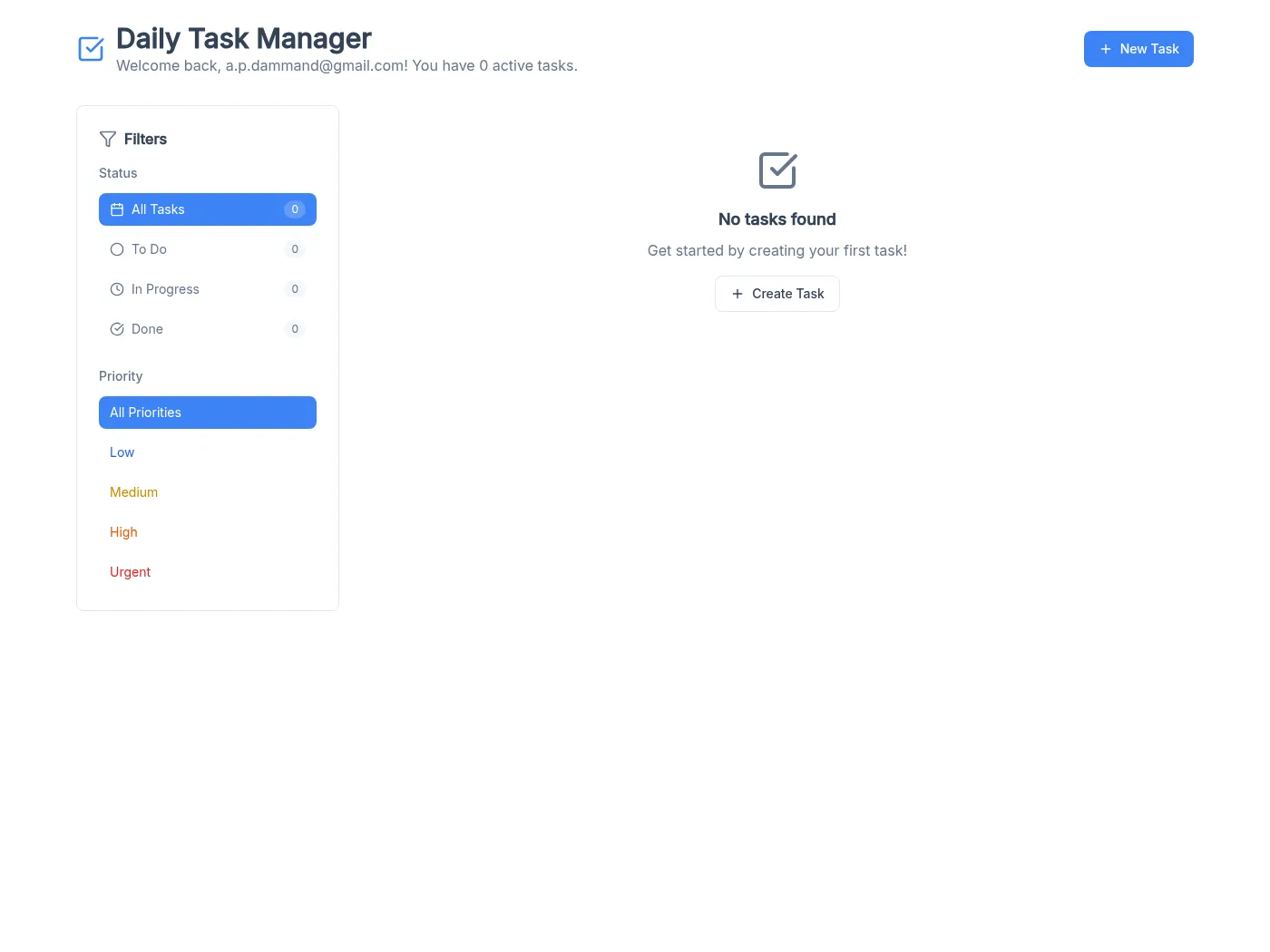 Solo Daily Task Manager