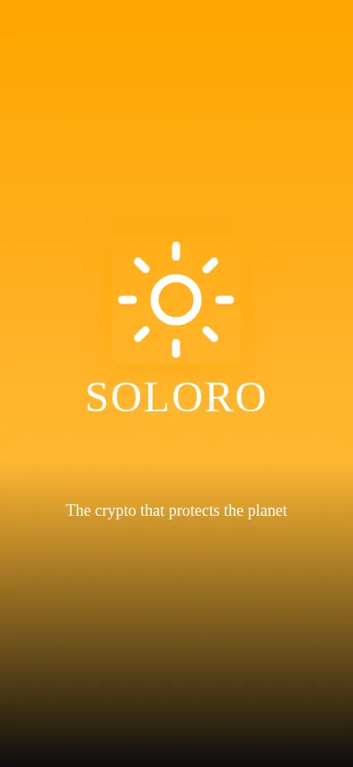 SOLORO Airdrop Activation Mobile App