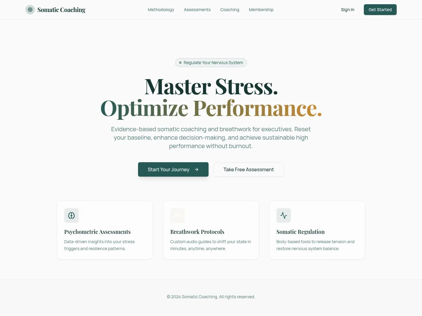 Somatic Coaching & Breathwork for Executives