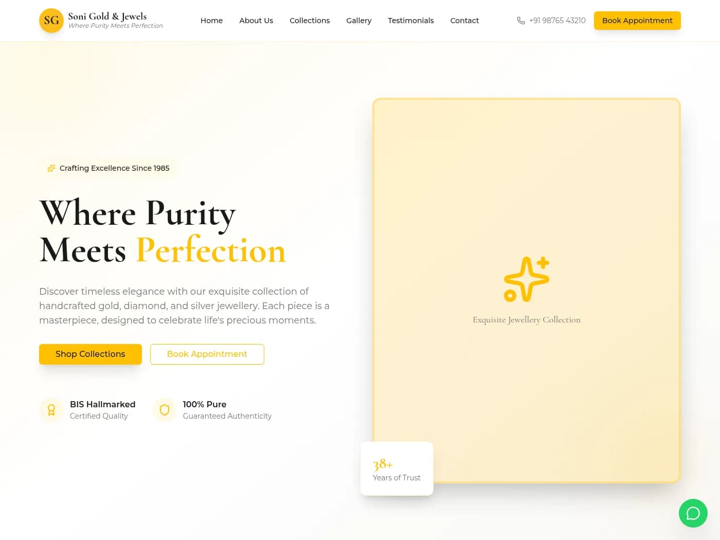 Soni Gold & Jewels – Elegant Jewellery Website