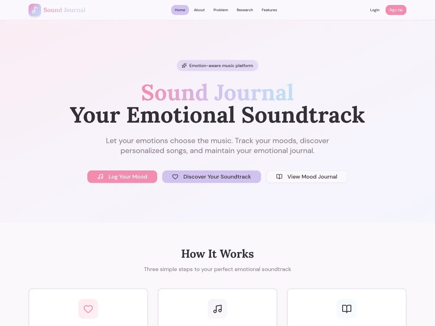 Sound Journal – Your Emotional Soundtrack