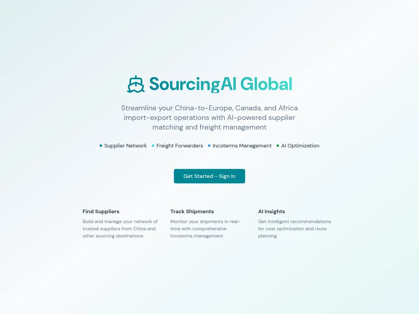 SourcingAI Global App