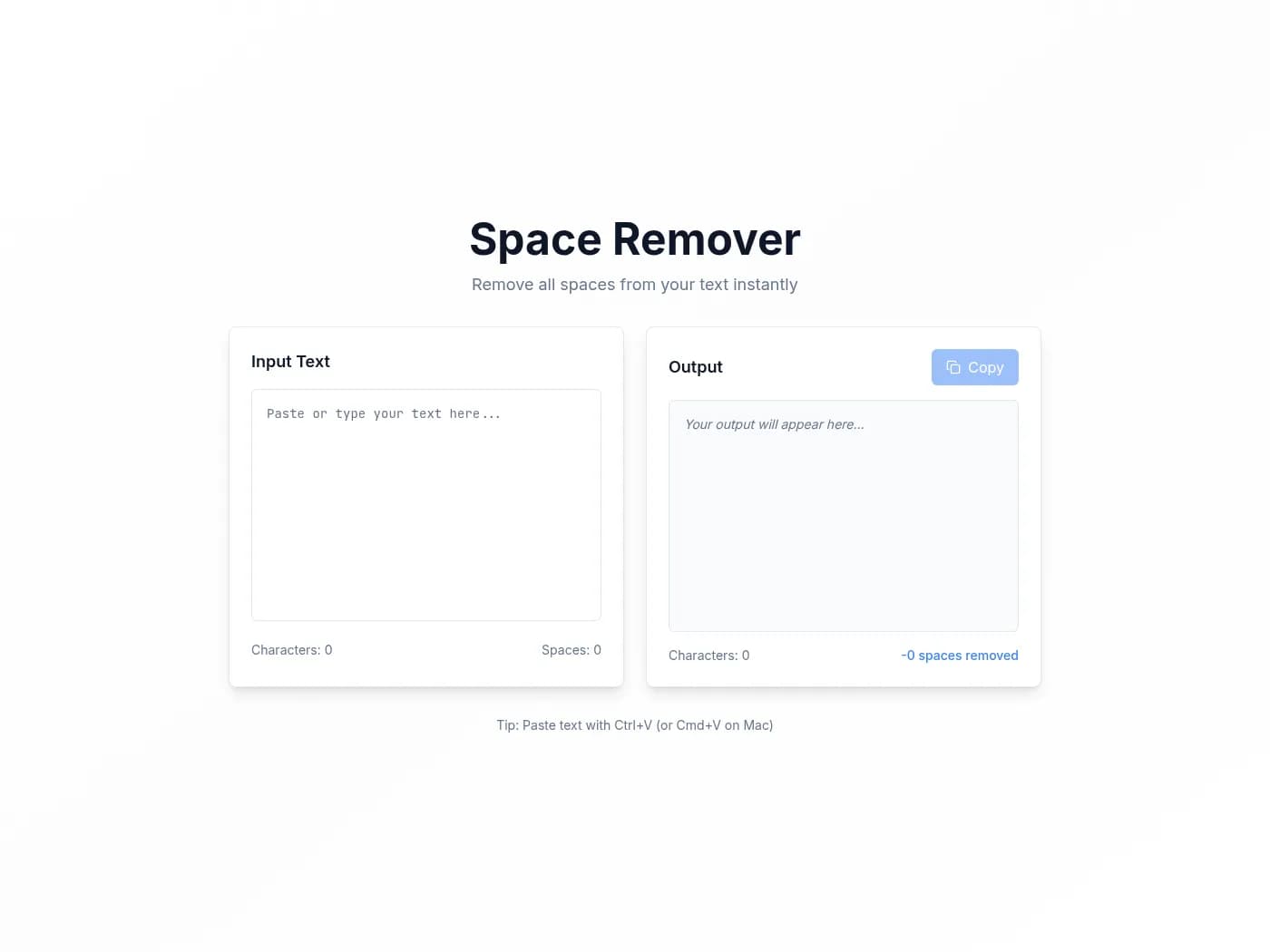 Space Remover Utility App