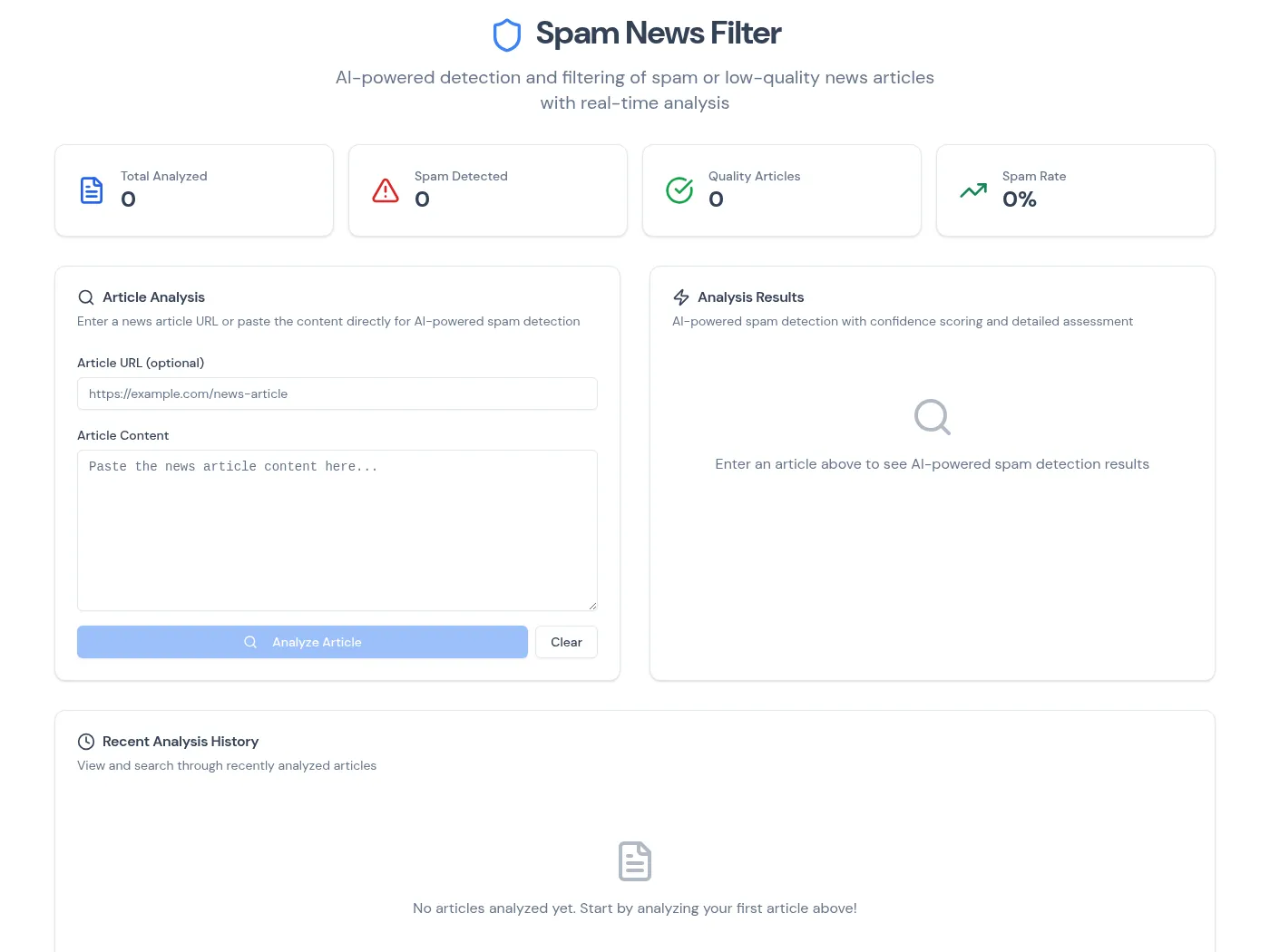 Spam News Filter